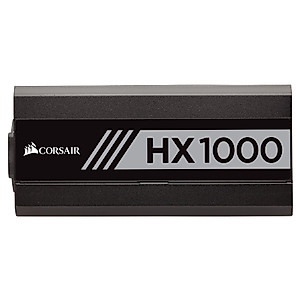 Corsair HX Series, HX1000, 1000 Watt, Fully Modular Power Supply, 80+ Platinum Certified, CP-9020139-NA