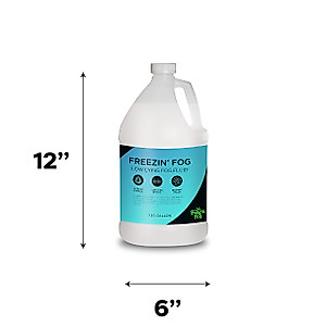 Froggy's Fog Freezin Fog, Low-Lying Ground Fog Fluid for Professional and Home Haunters, Theatrical Effects, and More, 1 Gallon
