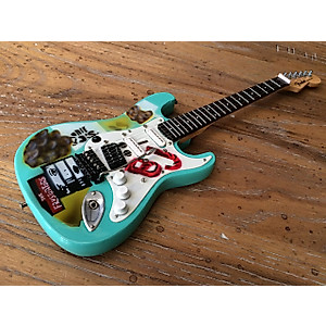 Billie Joe Armstrong"Blue" Green day Mini Guitar Replica Model