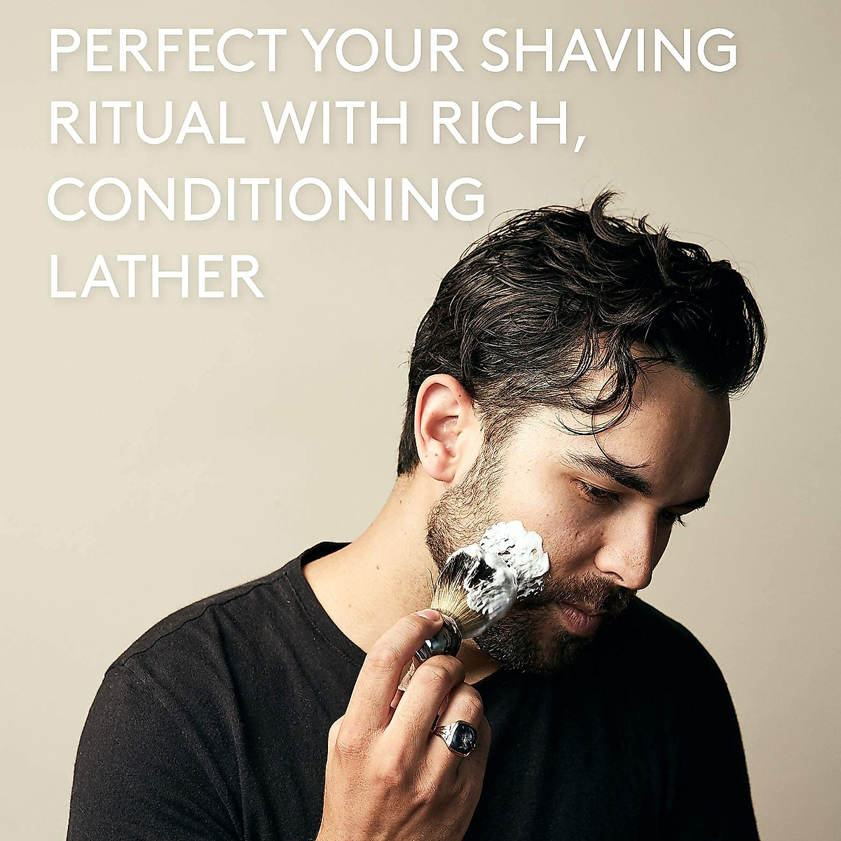 Barrel and Oak - Classic Shave Soap, Men's Shaving Soap, Conditioning Shave Soap, Cleanses & Moisturizes, Rich Lather for Traditional Wet Shave, Certified Sustainable Palm Oil (Bourbon Cedar, 3.15 oz)