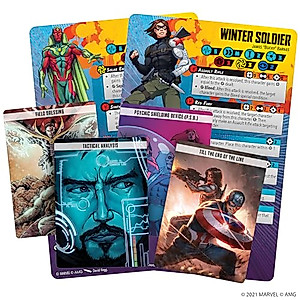 Atomic Mass Marvel Crisis Protocol: Vision & Winter Soldier Chara, Multicolor