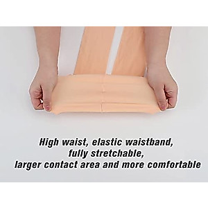 Zando Girls Dance Tights Stretchy Comfort Leggings Colorful Pants Elastic Ballet Footed Tight for Girl Purple 3-6 Years