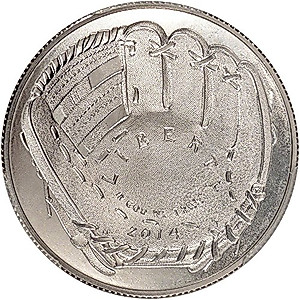 2014 D US Baseball Hall Of Fame Commemorative Unc Half Dollar 50c In OGP w/COA Uncirculated U.S. Mint