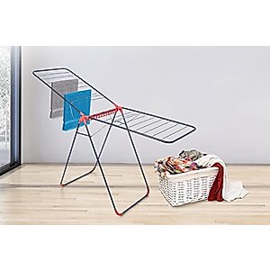 UW UNIWARE THE NAME YOU TRUST Foldable Clothes Drying Laundry Rack Stand Durable (67" x 26", Grey)