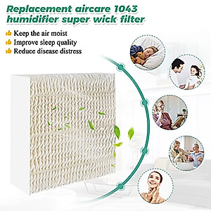 1043 Super Humidifier Wick Filter Replacement for Essick AirCare Evaporative Humidifiers Filter 1043 EP9500 EP9700 EP9800 831000 821000 826000 826800 and Bemis Space Saver 800 8000 Series Humidifiers