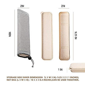 travel silverware case Portable，Travel Tableware Storage Box,utensil case for lunch bag，Flatware Chopsticks Spoon Fork Storage Box