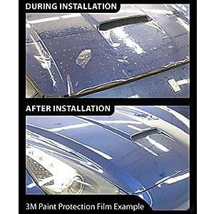 VViViD Clear Paint Protection Bulk Vinyl Wrap Film 6 Inches x 84 Inches Including Squeegee and Black Felt Applicator