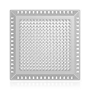 Aluvor Drain Hair Catcher,Shower Drain Cover Hair Catcher Shower Drain Strainer for Bathroom Floor,Durable Square Shower Hair Drain Catcher to Keep Away from Clogged Drain-No Rust!