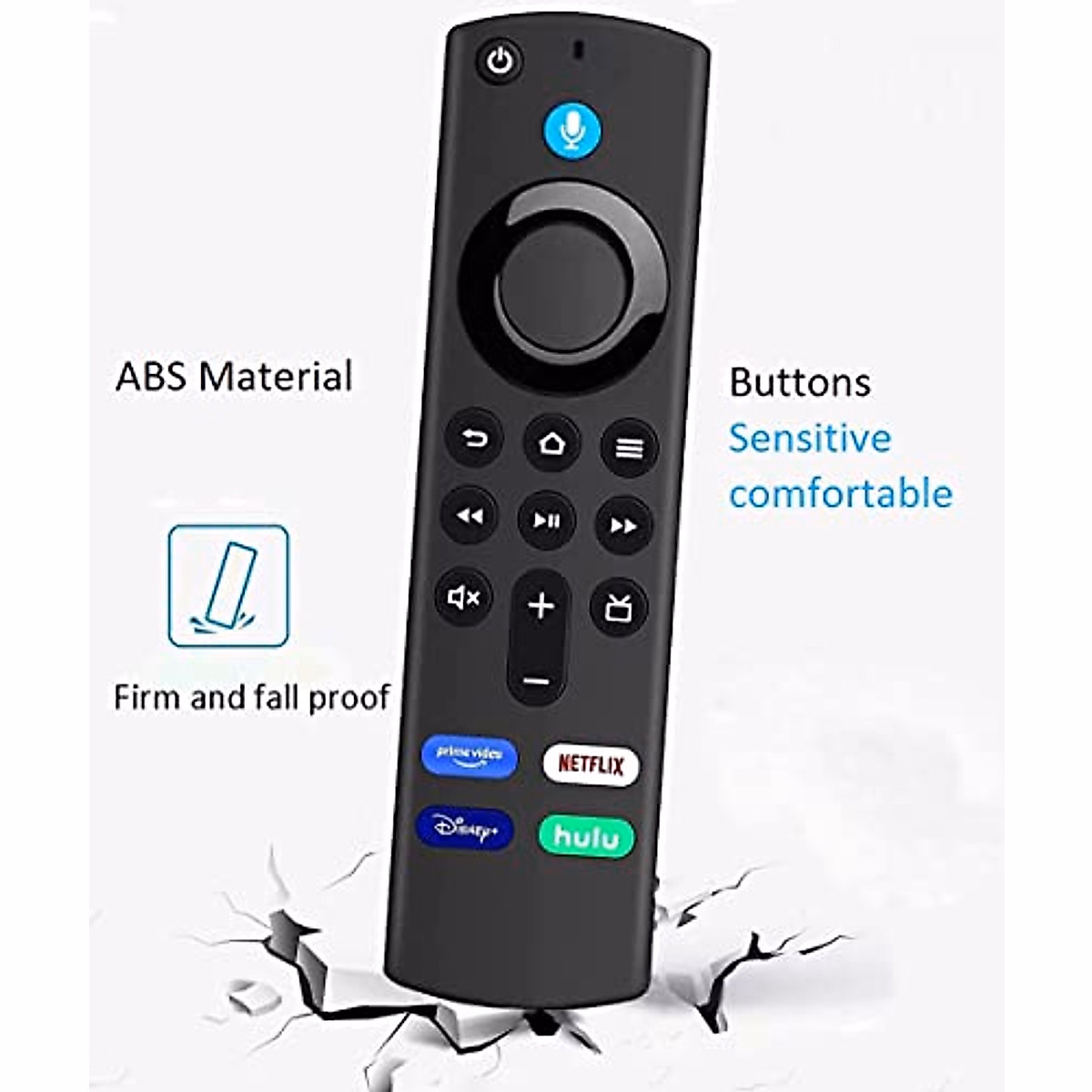 Voice Remote Control L5B83G Replacement for Fire TV (3rd Gen, Pendant Design), Fire TV Lite, Fire TV Stick 4K Max/Bundle (2nd Gen and Later), TV Cube (1st Gen and Later)