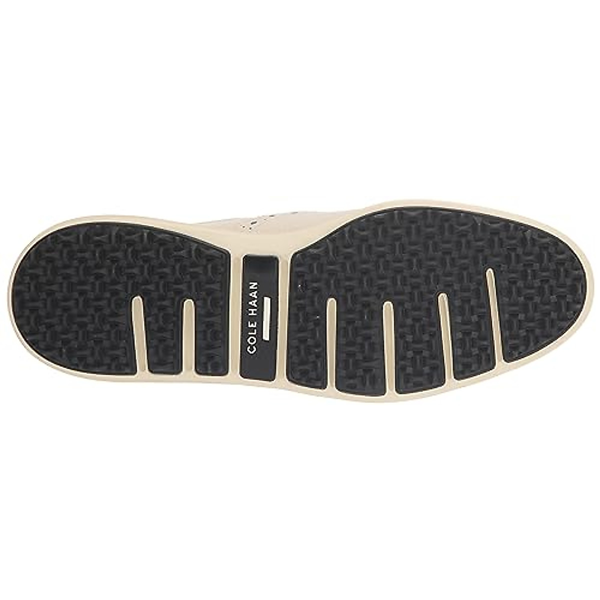 Cole Haan Women's Originalgrand Shortwing Golf Sneaker, Ivory/Black/Ivory, 8.5