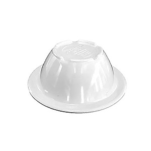 Z-Moments Western Melamine Fruit Bowl Monkey Bowl 5 oz. 4-3/4" dia. White or Tan NSF (96, White)