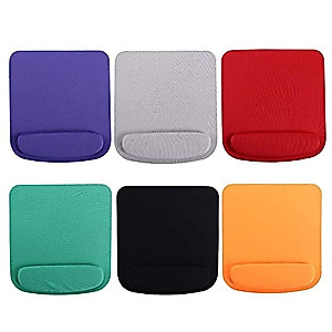 Vctitil Mouse Pad with Wrist Support Gel Mouse Pad,Ergonomic Comfortable Computer Mouse Pad Wrist Rest Pad Pain Relief Mouse Wrist Pad for Office Home(Black)