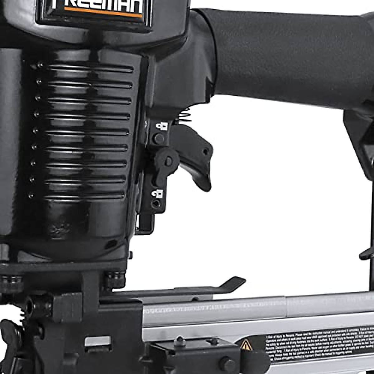 Freeman PFS105 Pneumatic 10.5-Gauge 1-9/16" Fencing Stapler With Adjustable Metal Belt Hook And Case