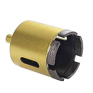 Drilax 1 3/4 inch Diamond Brick Concrete Block Masonry Hole Saw Heavy Duty Wet Dry Use 1-3/4 inch 1.75 inch Single Pack