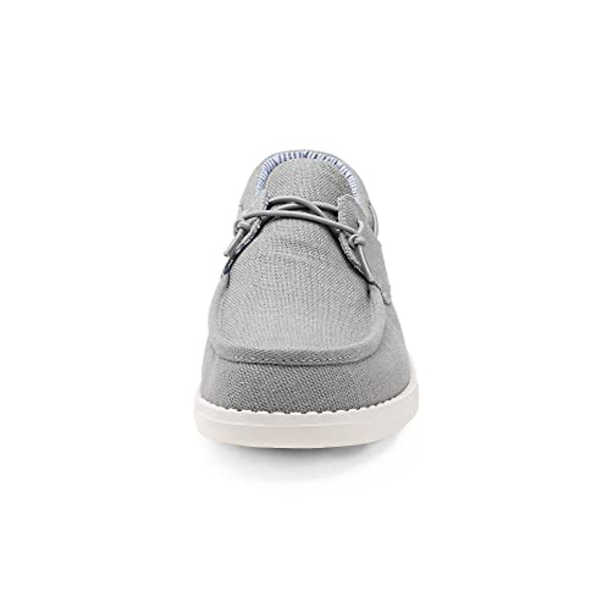 Bruno Marc Men's SBLS223M Slip-on Canvas Loafers Casual Boat Shoes, Grey, Size 12