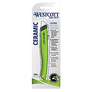 Westcott Ceramic Safety Blade Cutter - Green
