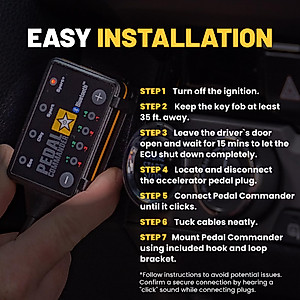 PEDAL COMMANDER for Ford F150 Trucks 2011-2024 Throttle Response Controller Fits: XL, XLT, STX, King Ranch, Lariat, Limited, Platinum, Harley Davidson, Raptor, Tremor, Ford F150 Truck Accessories