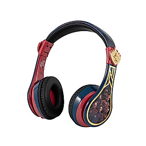 eKids Guardians of The Galaxy Kids Bluetooth Headphones, Wireless Headphones with Microphone Includes Aux Cord, Volume Reduced Kids Foldable Headphones for School, Home, or Travel
