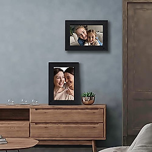 NexFoto 32GB Digital Photo Frame 10.1 Inch, WiFi Digital Picture Frame with HD Display, IPS Touch Screen, Easy to Share Photos Video via App, Auto-Rotate, Wall-Mountable, Gift for Grandparents