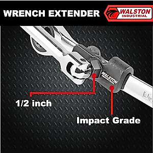 Walston Industrial GH100-701 Universal Wrench Extender Adapter Swench Wrench 1/2 Inch Breaker Bar Wrench Extender Mechanics Tool
