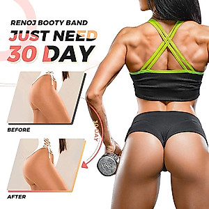 Resistance Bands, Exercise Workout Bands for Women and Men, 5 Set of Stretch Bands for Booty Legs, Pilates Flexbands