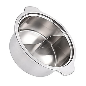 Operitacx 1pc Stainless Steel Skewer Pot Korean Pots for Cooking Stainless Steel Stock Pot Stainless Steel Sauce Pan with Lid Stainless Steel Sauce Pot Induction Cooker Pot Noodles Cooker