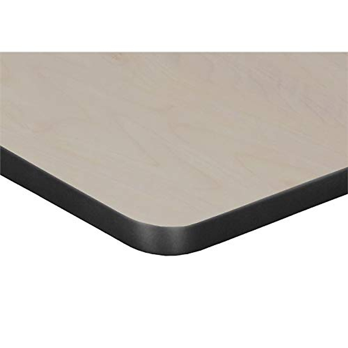 Regency Kee Square Dining & Activity Table with with Slim Lightweight Tabletop, 36", Maple/Black