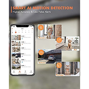 Dzees Security Camera Outdoor Wireless - Battery Powered WiFi Outdoor Camera Wireless, Spotlight, Siren, AI Dectection, Color Night Vision, IP66 Waterproof Cloud/SD-Black