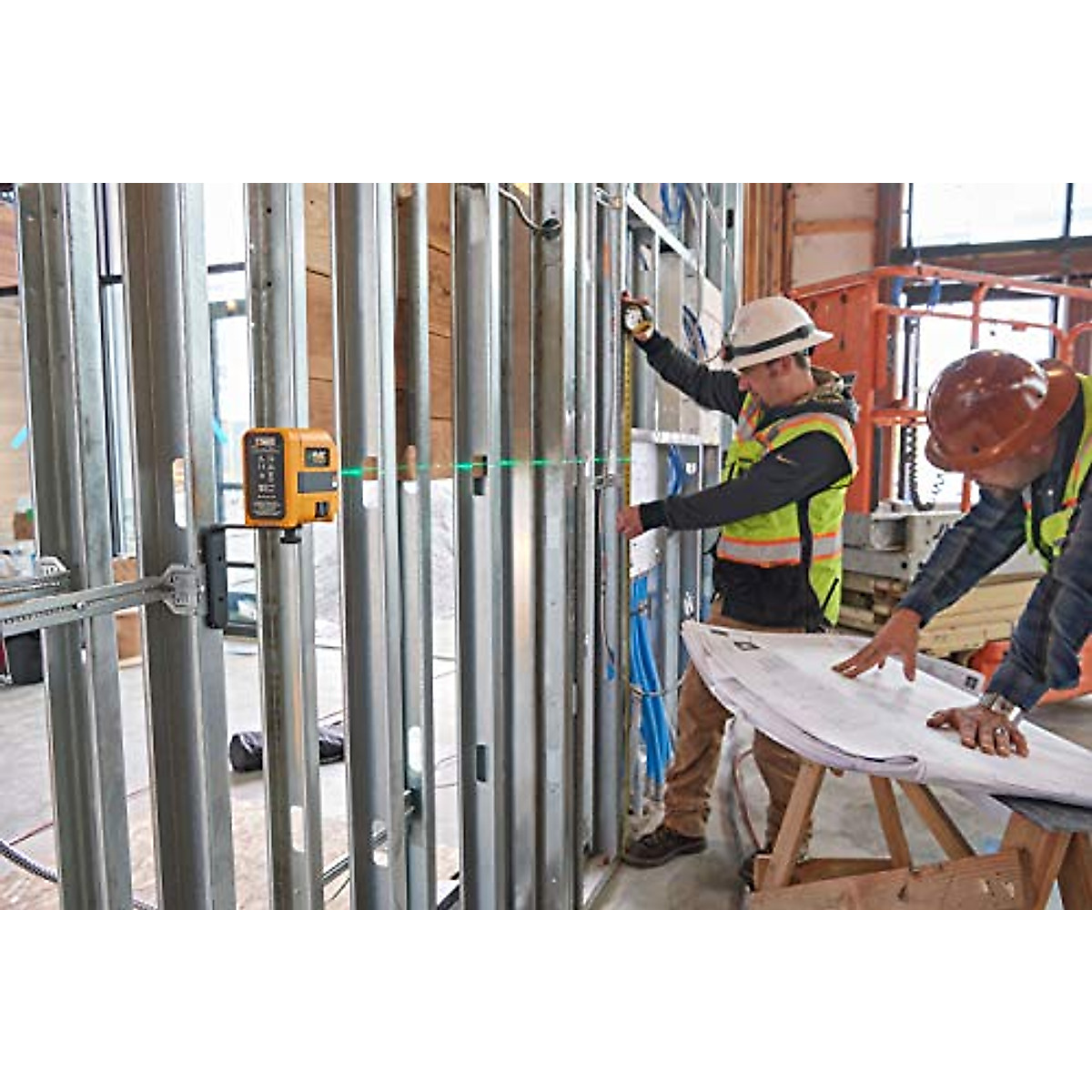 Pacific Laser Systems PLS 6G RBP SYS, Cross Line and Point Green Laser Systen with Rechargeable Battery Pack