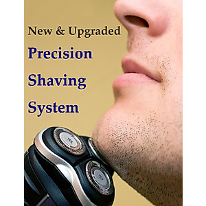 HQ8 Replacement Heads Compatible with Philips Norelco Shavers, HQ8 Heads Upgraded, 6-Pack