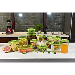 SNUGTOPIA Vacuum Seal Food Storage Containers - BPA Free, 100% Leak Proof, Freezer & Microwave Safe Lunch Box for Food Fresh 6Pcs