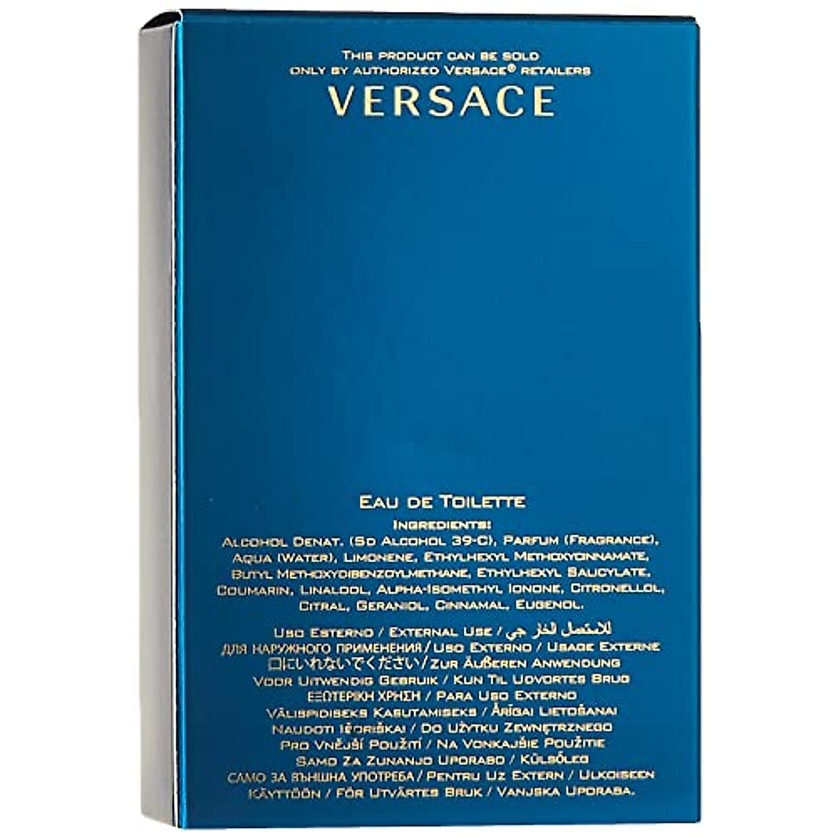 Versace Eros Eau de Toilette Spray for Men, 1.7 Ounce