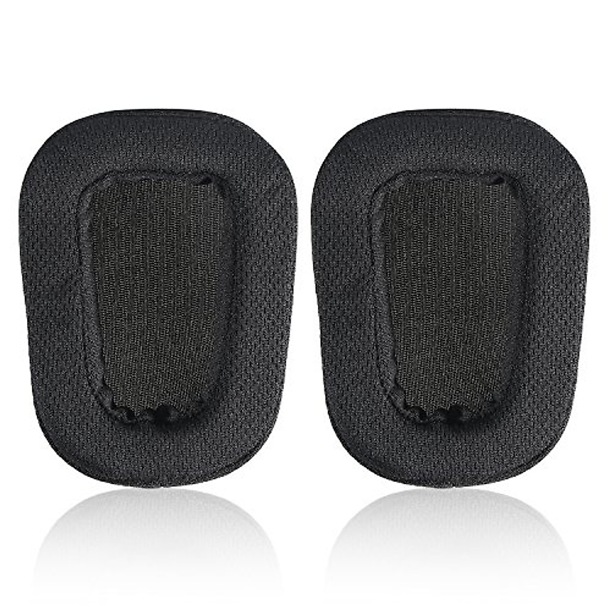 JARMOR Replacement Memory Foam & Mesh Fabric Ear Cushion Pads Cover for Logitech G633 G933 Headphone ONLY (Black)