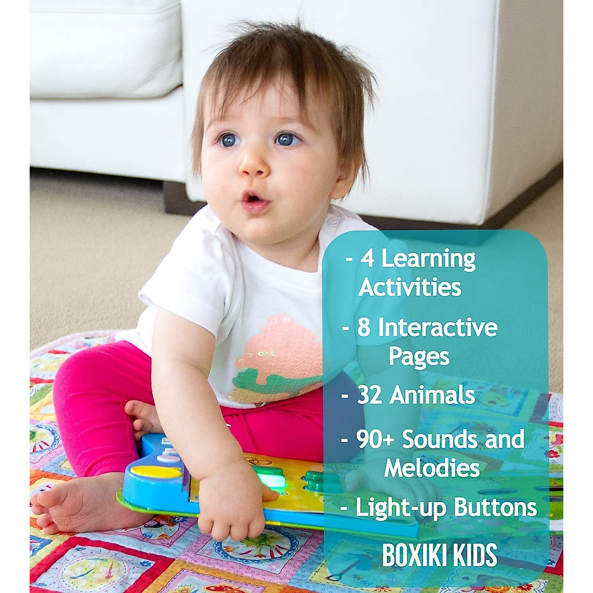 Animal Sounds Book: One Year Old Toys, Books for Toddlers, Books for 2 Year Olds | See and Say Learning | Kids Books 1-3 | Essential Learning Toys for 1+ Year Old