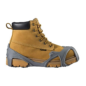 Winter Walking Easy Spike Ice Cleat, Lightweight Industrial Strength Traction Aid for Walking on Snow and Ice, Size Large (1 Pair)