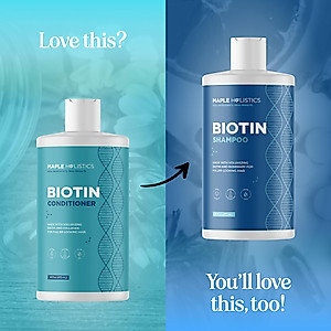 Volumizing Biotin Conditioner for Thinning Hair - Volumizing Conditioner for Fine Thin & Weak Hair - Sulfate Paraben & Silicone Free Hair Conditioner Nourishing Plant Proteins & B Vitamins (16 Fl Oz)