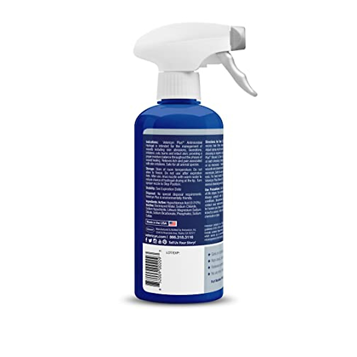 Vetericyn Plus All Animal Wound Care Hydrogel Spray | Healing Aid and Wound Protectant, Sprayable Gel to Relieve Dog, Cat, Horse Itchy Skin, Safe for All Animals. 16 ounces