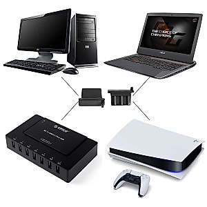 40PC USB A Port Cover Caps, Durable USB Cover Caps for USB Type-A Female Port, USB Dsut Cover for Desktop PC Laptop Router Hub or Other Device with USB Type-A Female Port