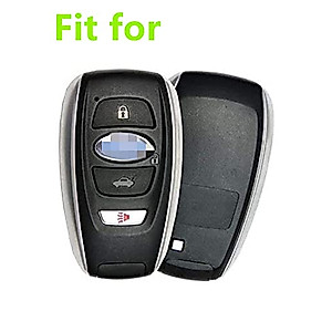 Smart Key Fob Covers Case Protector Keyless Remote Holder for 2014-2021 Subaru Ascent BRZ Crosstrek Forester Impreza Legacy Outback WRX WRX STI XV Crosstrek YQ14AHC 1551A-14AHC 88835-CA310 HYQ14AHK