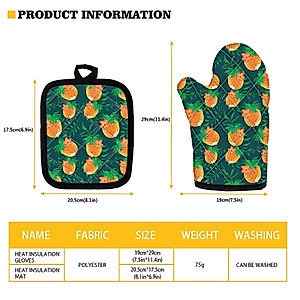 HUIACONG Kitchen Hot Mitts Native Western Kokopelli Ethnic Navajo Pot Handle Cover 2 Pcs Hot Pads Mitts Sets Machine Washable Heat Resistant Handle Holders 2 Pack for Home Kitchen Cooking Tools