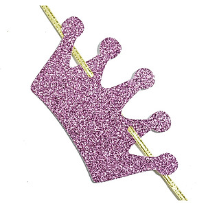 I'm 28 Bitches Crown Banner, Happy 28th Birthday Party Decorations (Pink & Gold)