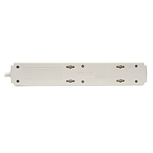 Tripp Lite Protect It Surge Protector/Suppressor 6 Outlets 6' Cord 720 Joules Gray, TLP606, Lot of 1