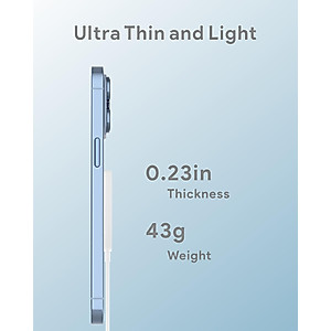 Magnetic Wireless Charger Compatible with MagSafe Charger, for iPhone Wireless Charger with 20W PD USB C Charger for iPhone 15/15 pro/15 plus/15 promax/ 14/14 pro/14 pro max/ 13 (White 1 Pack)