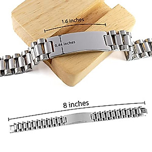 Of Course, I'm Awesome. I'm a Welder. Ladder Bracelet, Welder Engraved Bracelet, Motivational Gifts For Welder, Welder ladder bracelet gift set, Welder ladder bracelet gift ideas, Unique welder ladder