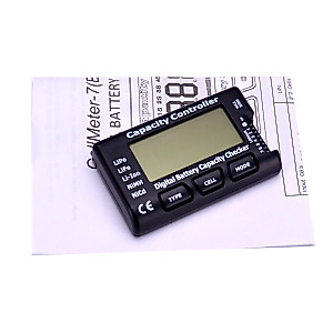 FPVking RC CellMeter-7 Digital Battery Capacity Checker Controller Tester for LiPo LiFe Li-ion NiMH Nicd
