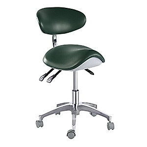 Standard Dental Mobile Chair Saddle-1 Doctor's Stool Micro Fiber Leather Chair