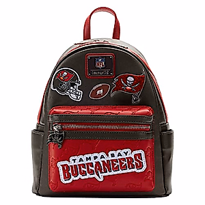 Loungefly NFL: Tampa Bay Buccaneers Backpack with Patches