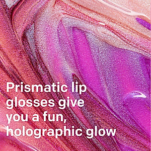 Almay Lip Gloss, Non-Sticky Lip Makeup, Holographic Glitter Finish, Hypoallergenic, 300 Mystic, 0.9 Oz