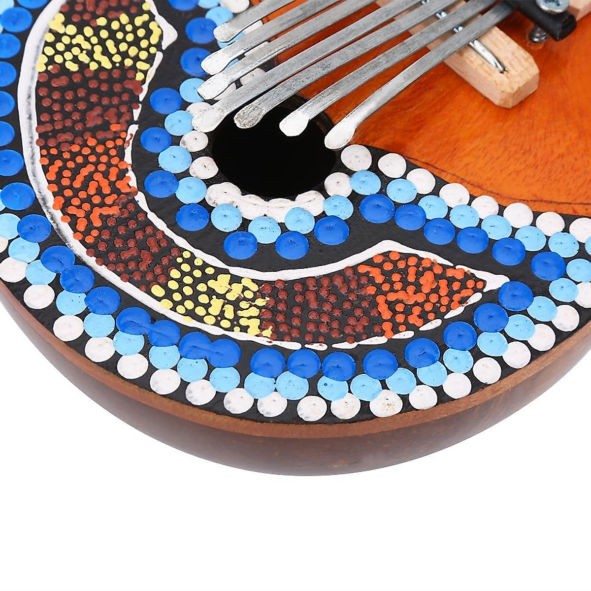 Kalimba Thumb Piano 7 Keys, Portable Mbira Finger Piano Musical Instrument Gifts for Kids and Adults Beginners
