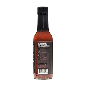 Black Garlic And Carolina Reaper Hot Sauce By Bravado Spice FEATURED ON HOT ONES Gluten Free, Vegan, Low Carb, Paleo All Natural 5 oz Bottle Award Winning Gourmet Hot Sauce